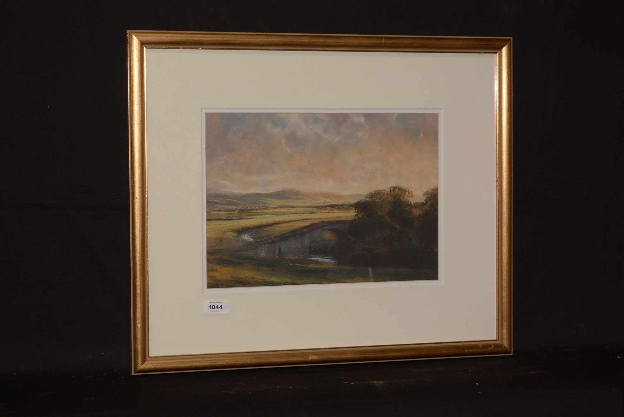 Robert Turnbull | A border landscape with river bridge in the ...