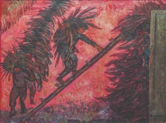 Victorio Edades | Poinsettia Girl (1976) | MutualArt