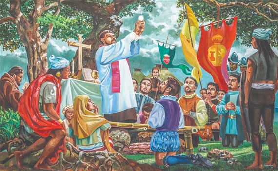 Hugo Yonzon | First Mass in Limasawa (1994) | MutualArt