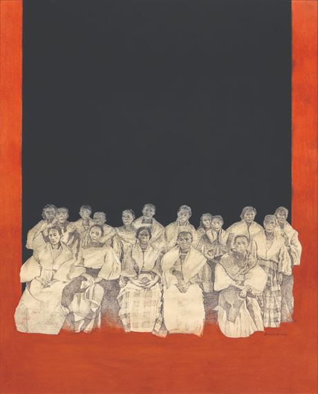 Ben Cabrera | Women Waiting (1974) | MutualArt