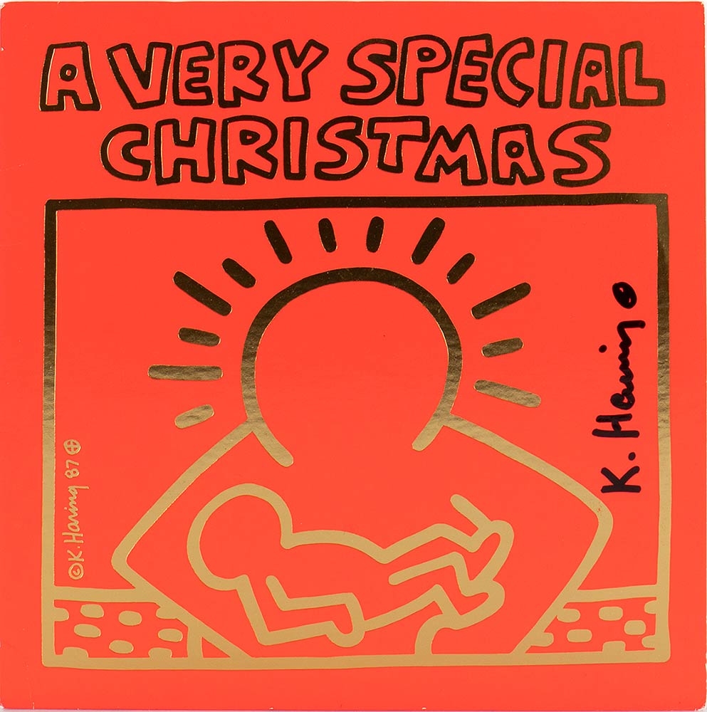 Keith Haring | Album Cover A Very Special Christmas (1987) | MutualArt