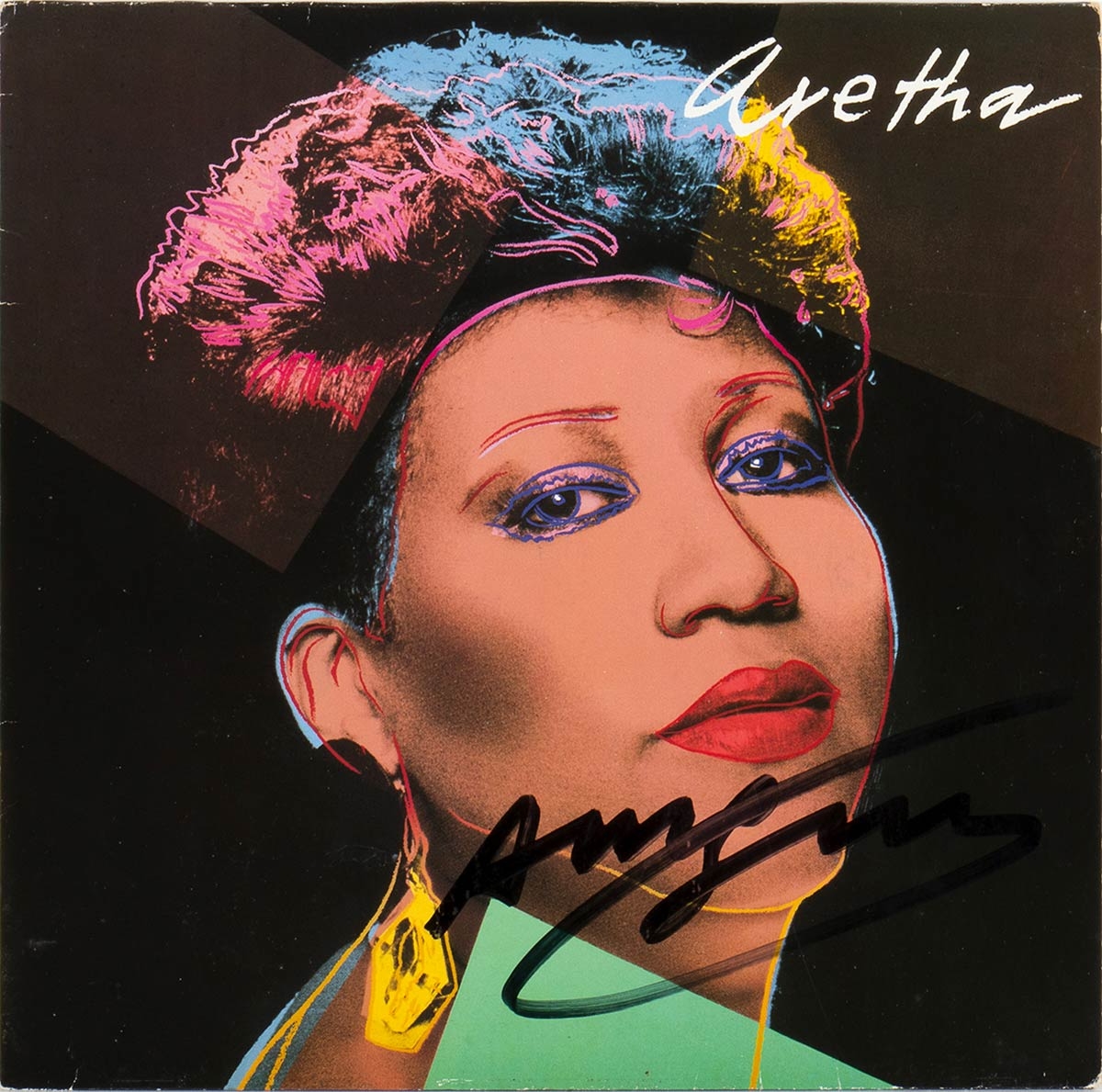 Andy Warhol | Album Cover of Aretha (1986) | MutualArt