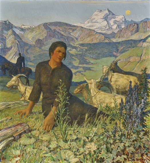 Erich Erler-Samaden | Samedan - Stiller Abend | MutualArt