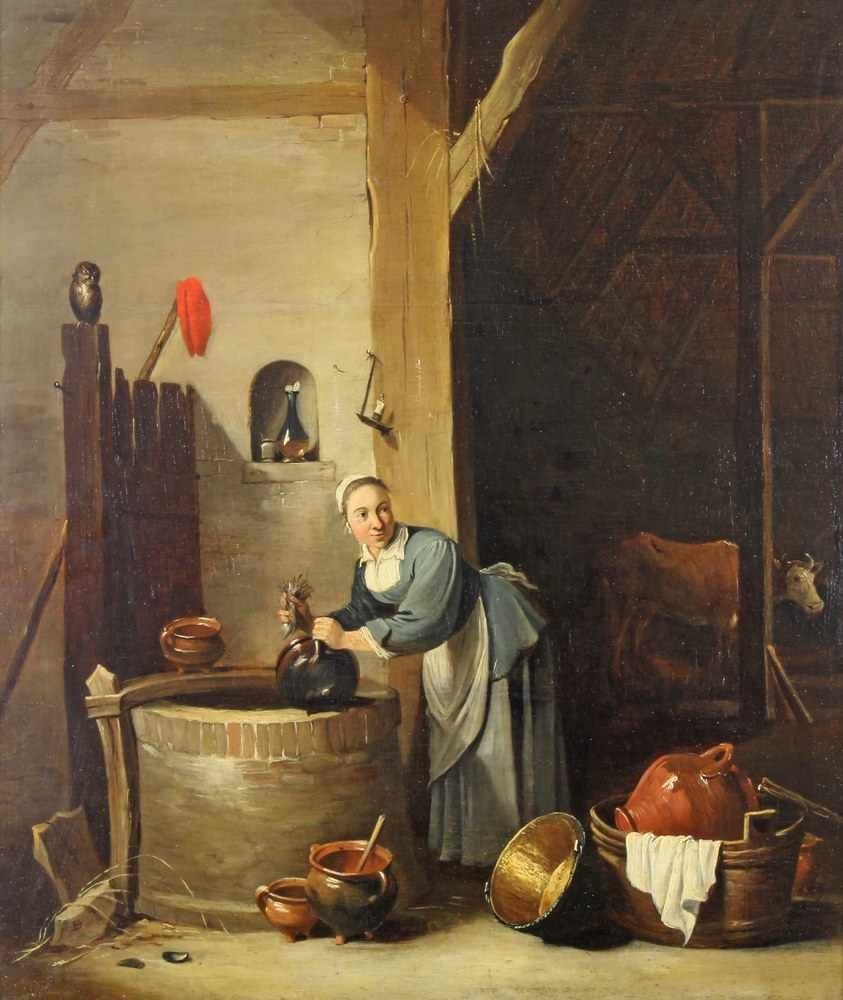 David Teniers the Younger | Interieur mit Magd | MutualArt