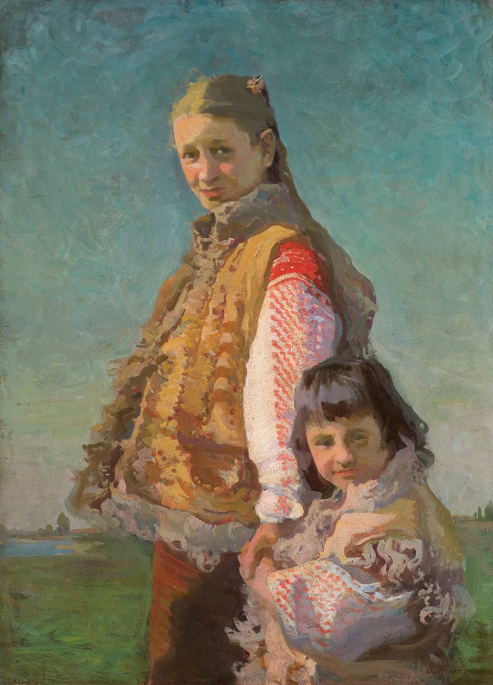 Iwan Trusz | HUCUŁKI (Circa 1920) | MutualArt