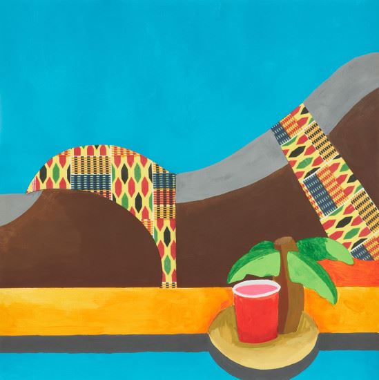 Derrick Adams | Floater (2016) | MutualArt