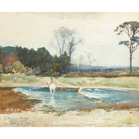 Tom Scott | 4 Works : A Winter Landscape ; Deuchar Bridge, Yarrow ...