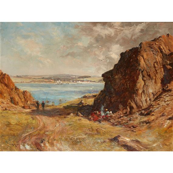 Charles Martin Hardie | OFF-FISHING (1899) | MutualArt