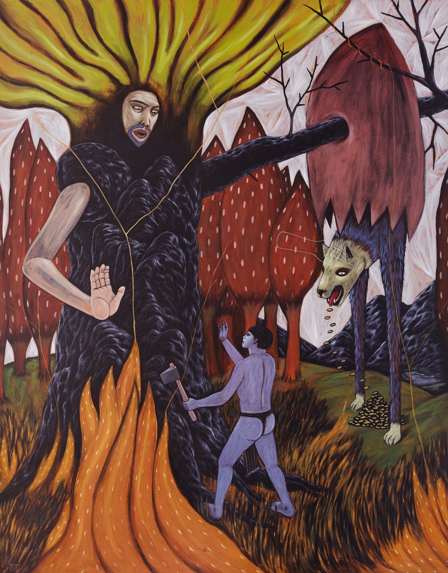 Rodel Tapaya | MAGIC DOG (2011) | MutualArt