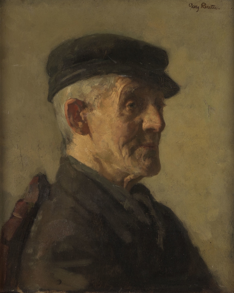 Georg Rueter | Portret van een oude man | MutualArt