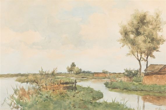 Victor Bauffe | Polderlandschap | MutualArt