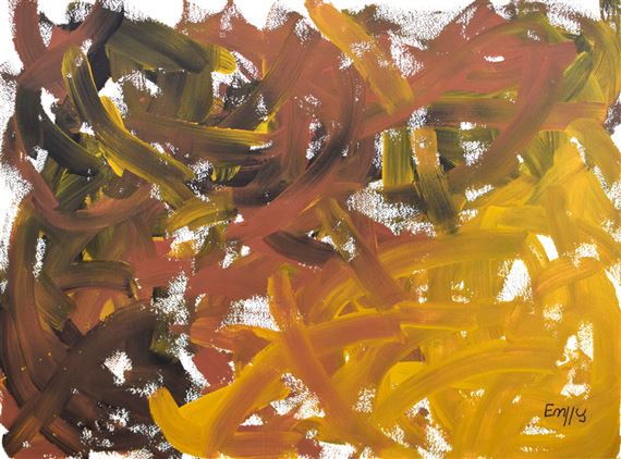 Emily Kame Kngwarreye | Yam Dreaming (1995) | MutualArt