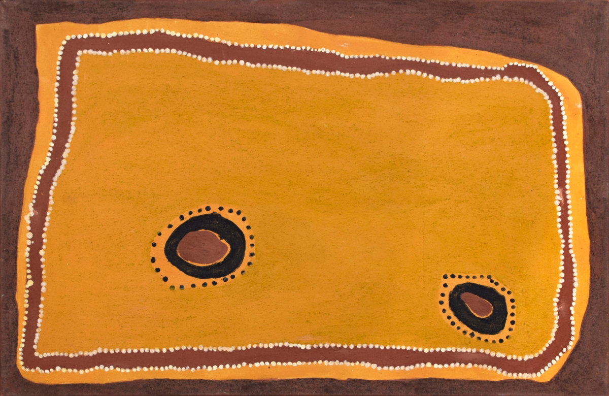 Rover Thomas | Warmun - Map of Turkey Creek Community (Circa 1983 ...