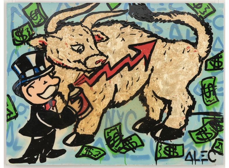 Alec Monopoly | Gold Bull (Circa 2015) | MutualArt