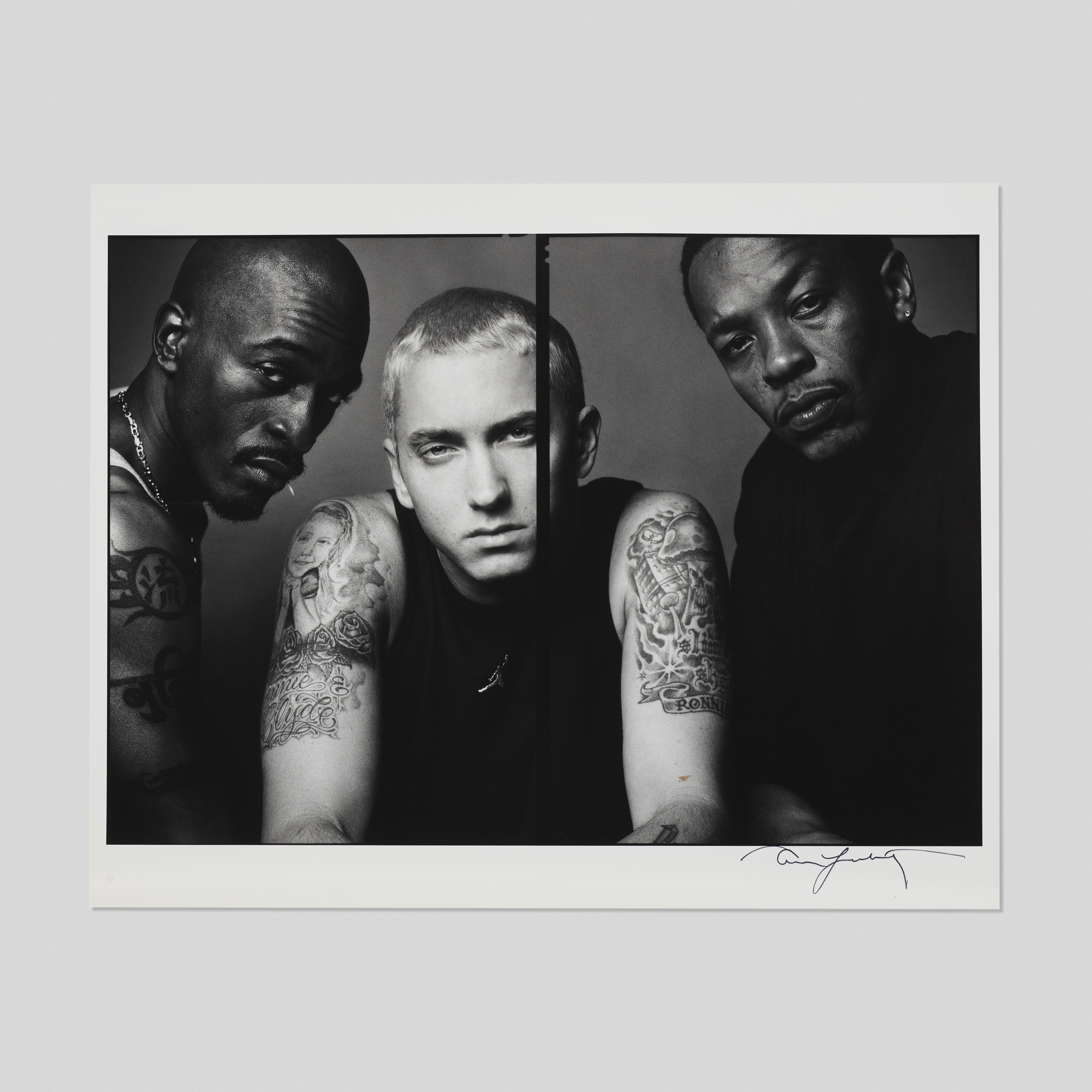 Annie Leibovitz | Untitled (Portrait of Eminem, Dr. Dre and Rakim for ...