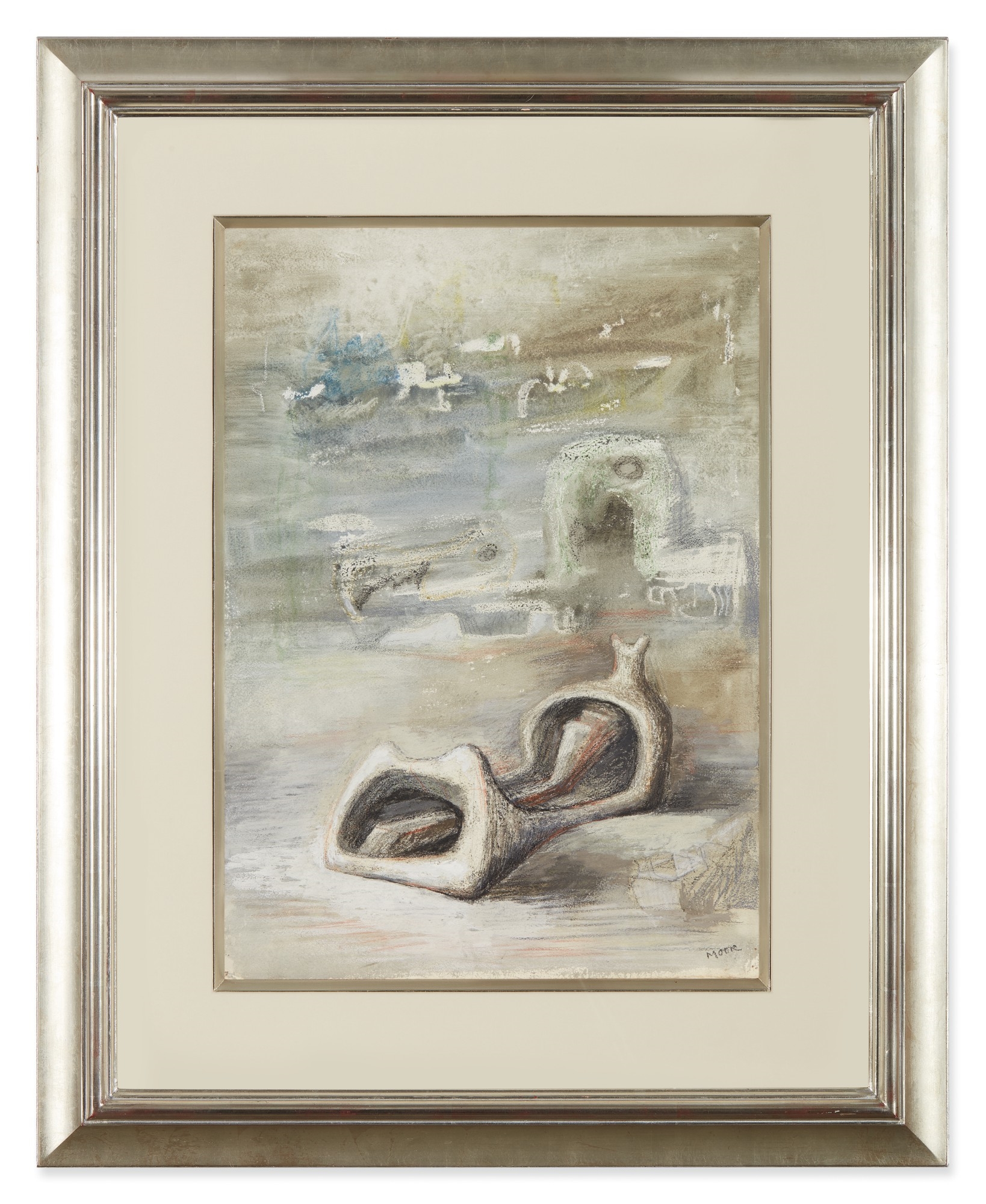 Henry Moore | SCULPTURE IN LANDSCAPE (1951) | MutualArt