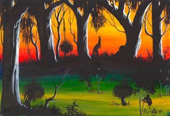 Cooper Revel | Aboriginal Girl Portrait | MutualArt