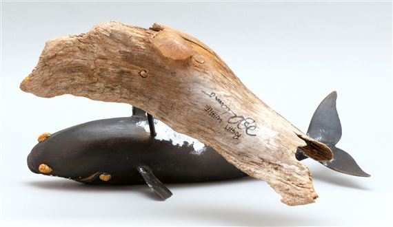 Frank J. Adamo | FRANK ADAMO CARVING OF A RIGHT WHALE | MutualArt