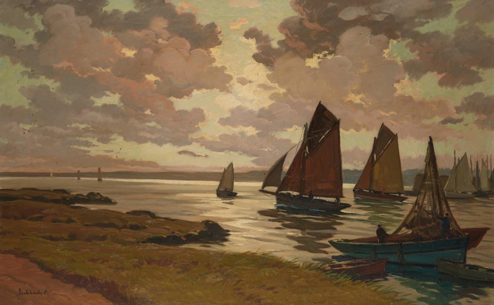 Paul André Jean Eschbach | Marine | MutualArt