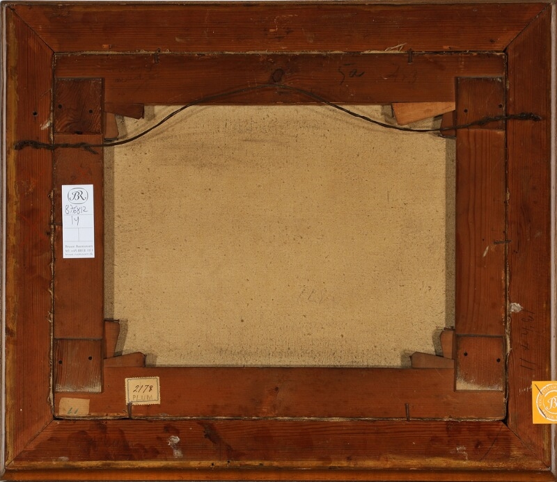 August Plum | A tavern scene with a group of men brawling | MutualArt