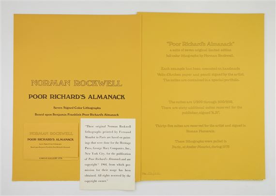 Norman Rockwell | Poor Richard's Almanac (1973) | MutualArt