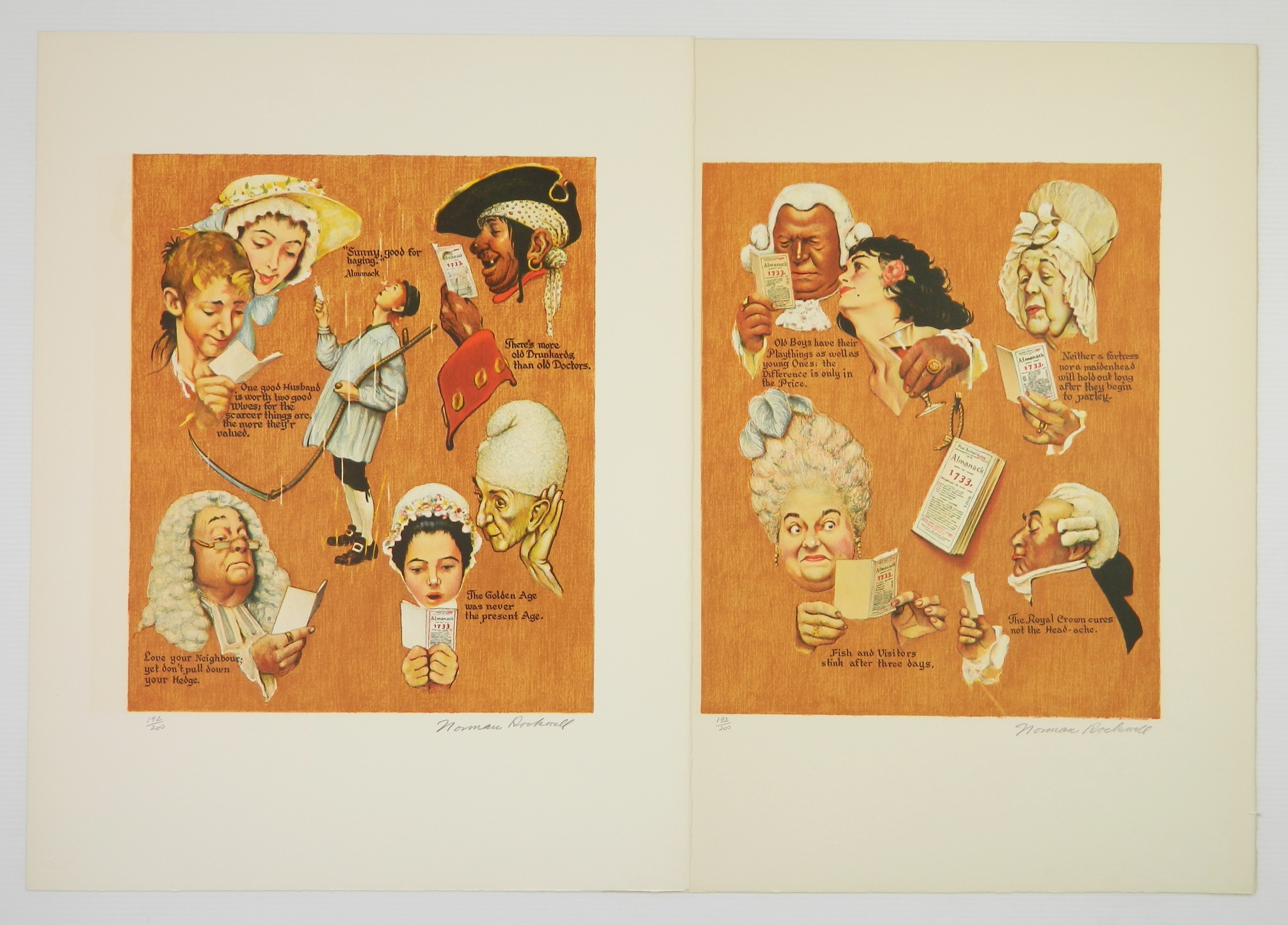 Norman Rockwell | Poor Richard's Almanac (1973) | MutualArt