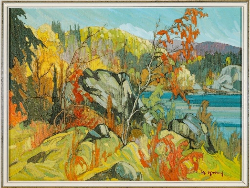 Gaston Rebry | Rear of Mount Carmel 1988 | MutualArt