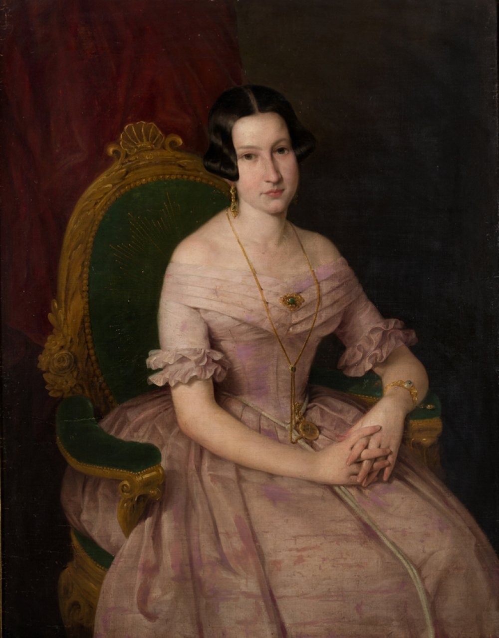 Antonio Mária Esquivel | RETRATO DE DAMA (1842) | MutualArt