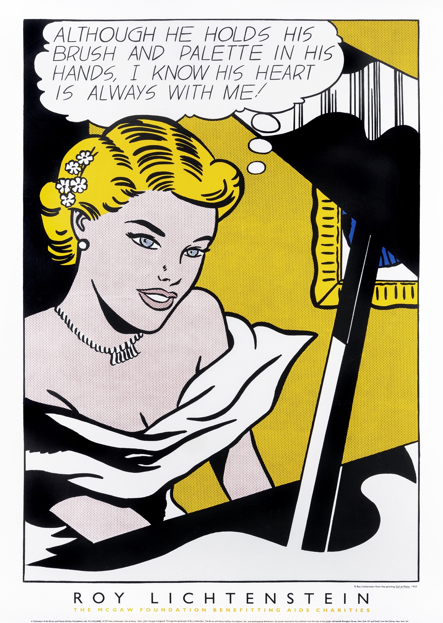 Roy Lichtenstein | Girl at the Piano (1994) | MutualArt