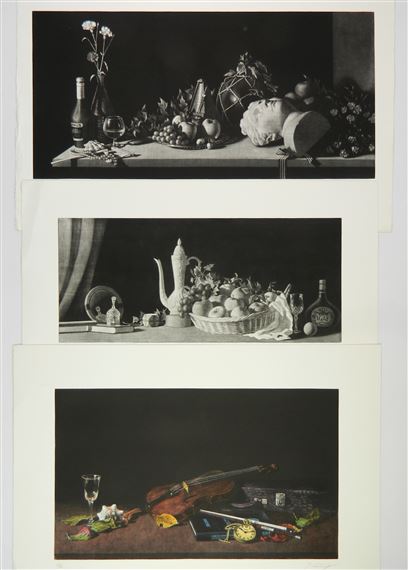 Takeshi Katori | Still-Life- with hand-coloring, Fruit and Pitcher ...