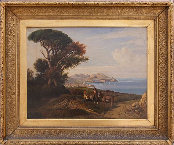 Consalvo Carelli | Pastorelli Sulla Costiera Amalfitana | MutualArt