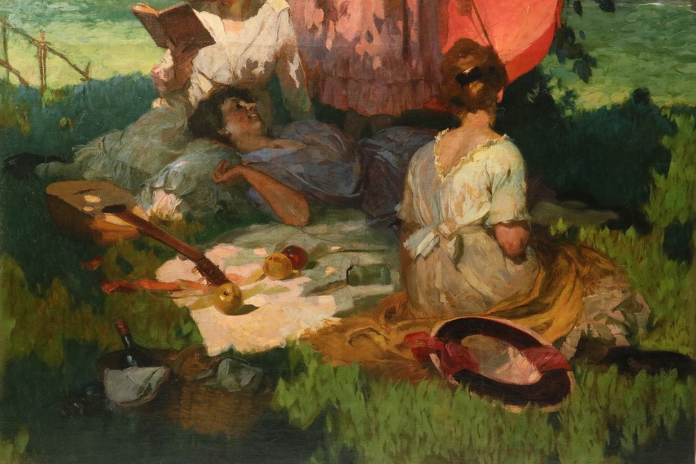 Lajos Jambor | The Picnic | MutualArt