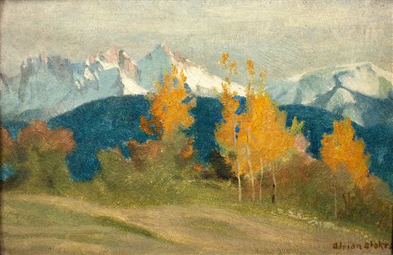 Adrian Scott Stokes | Mountain range | MutualArt