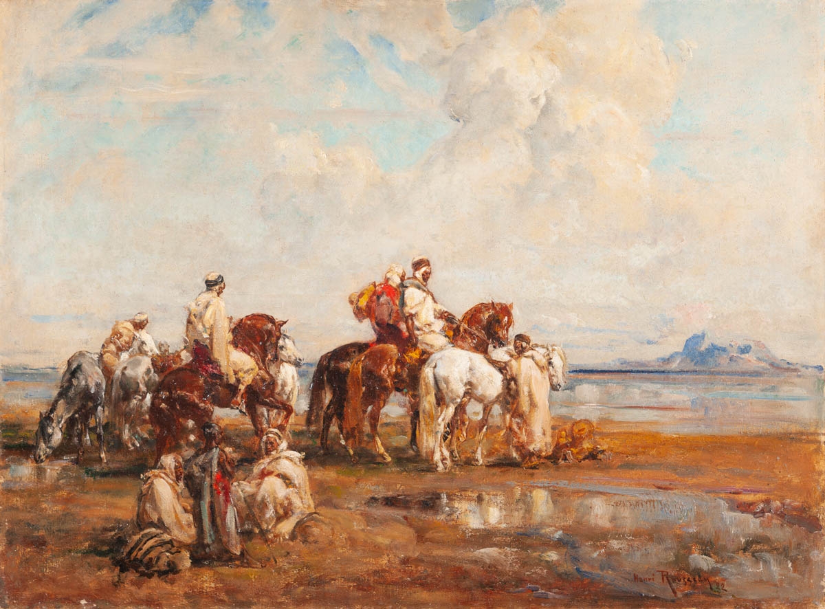 Henri-Émilien Rousseau | AU BORD DU GRAND CHOTT, 1922 (1922) | MutualArt