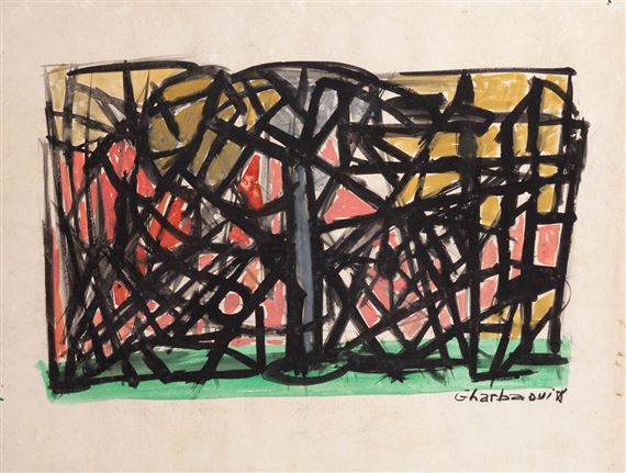 Jilali Gharbaoui | COMPOSITION, 1958 (1958) | MutualArt