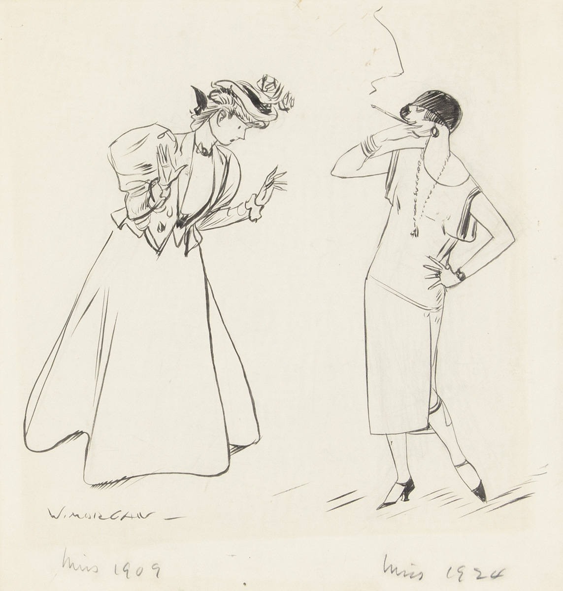 Wallace Morgan | Group of three magazine illustrations. (1924) | MutualArt