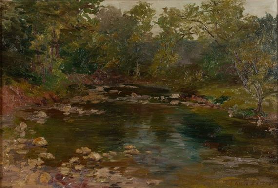 Elizabeth Hunt Barrett | Landscape (Circa 1900) | MutualArt