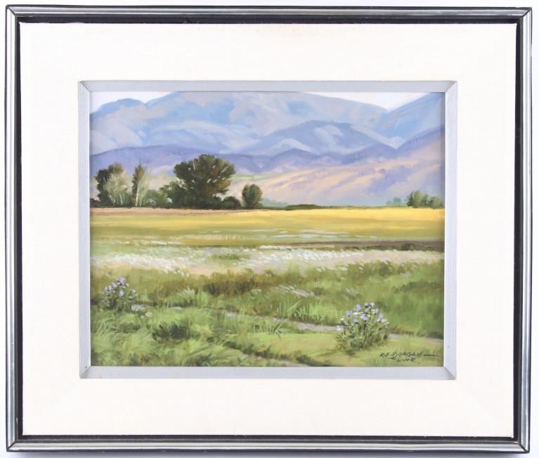 Robert F. Morgan | original oil painting Herrin Ranch looking east ...