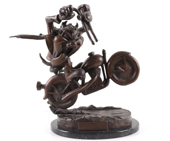 Allyson Vought | Taz Bronze Sculpture | MutualArt
