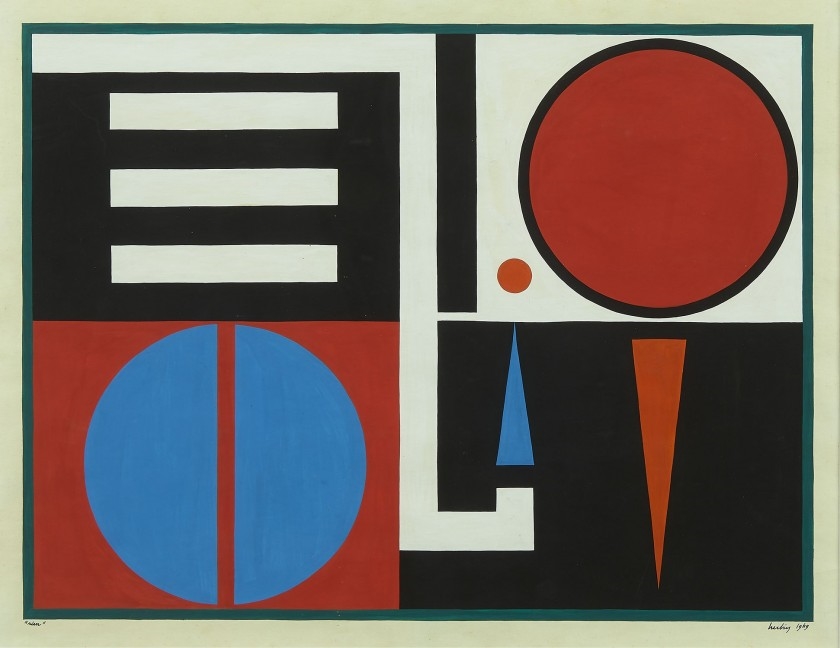 Auguste Herbin | JAUNE (1946) | MutualArt