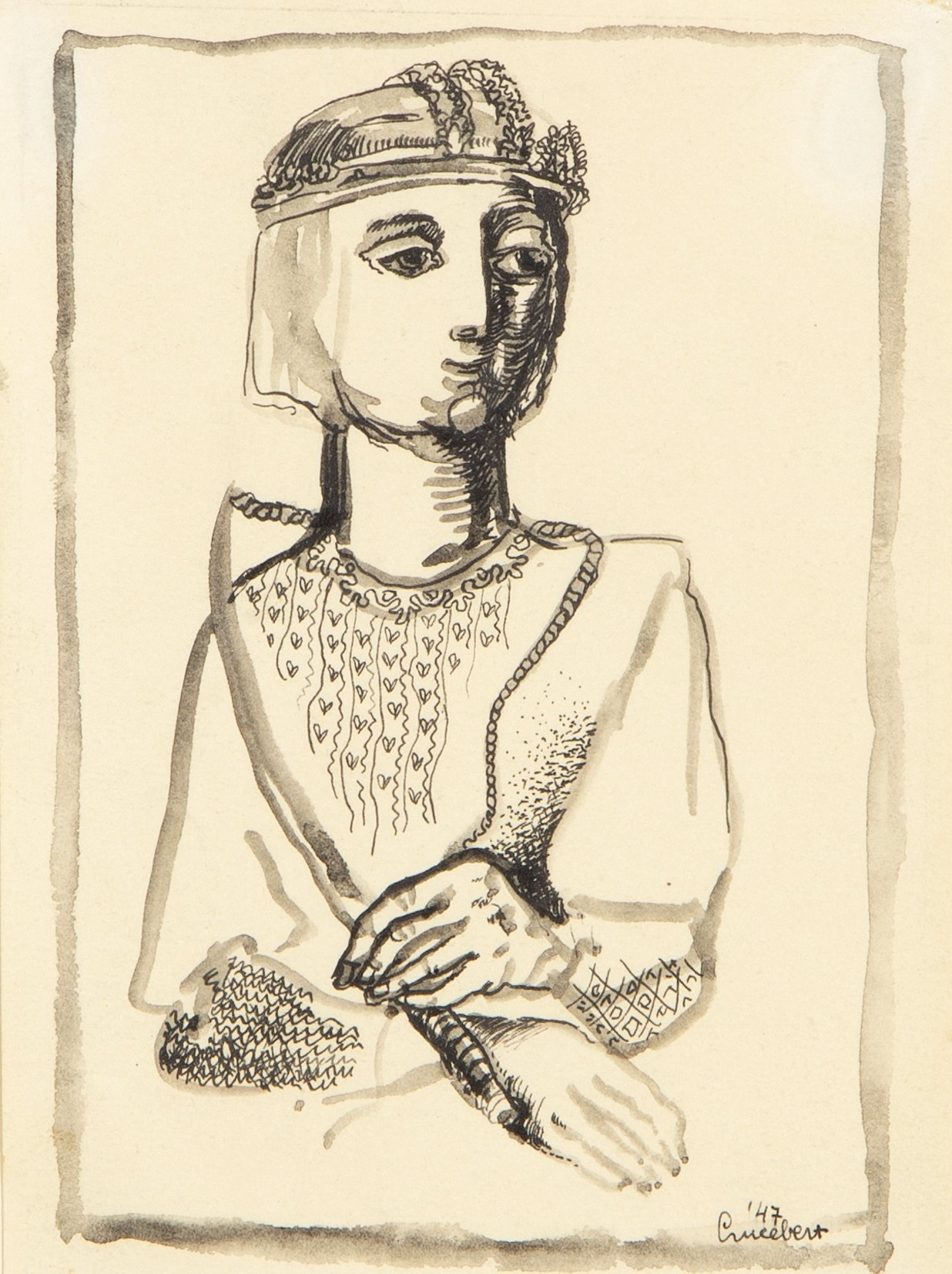 Lucebert | Untitled (1947) | MutualArt