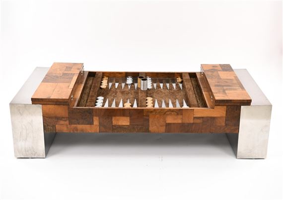Paul Evans | BACKGAMMON / GAMES COFFEE TABLE | MutualArt
