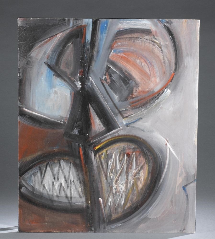 Merton D. Simpson | Confrontation (Circa 1965) | MutualArt