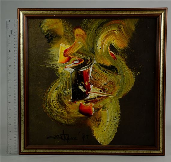Ismail Gulgée | Ismail Gulgee Abstract Expressionist Painting | MutualArt