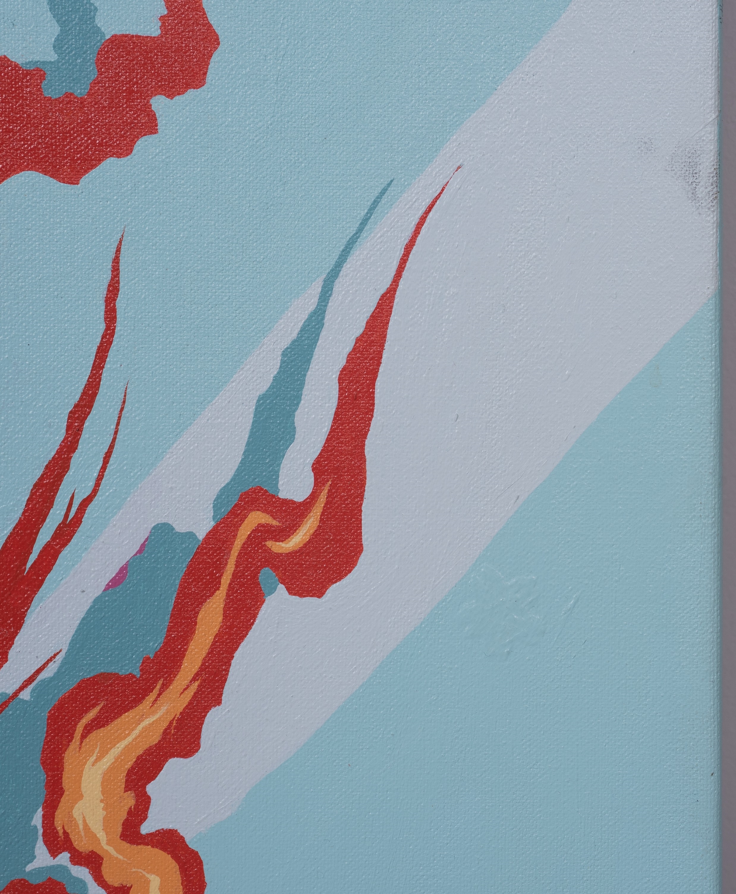 Aya Uekawa | Painting Flaming Peach | MutualArt