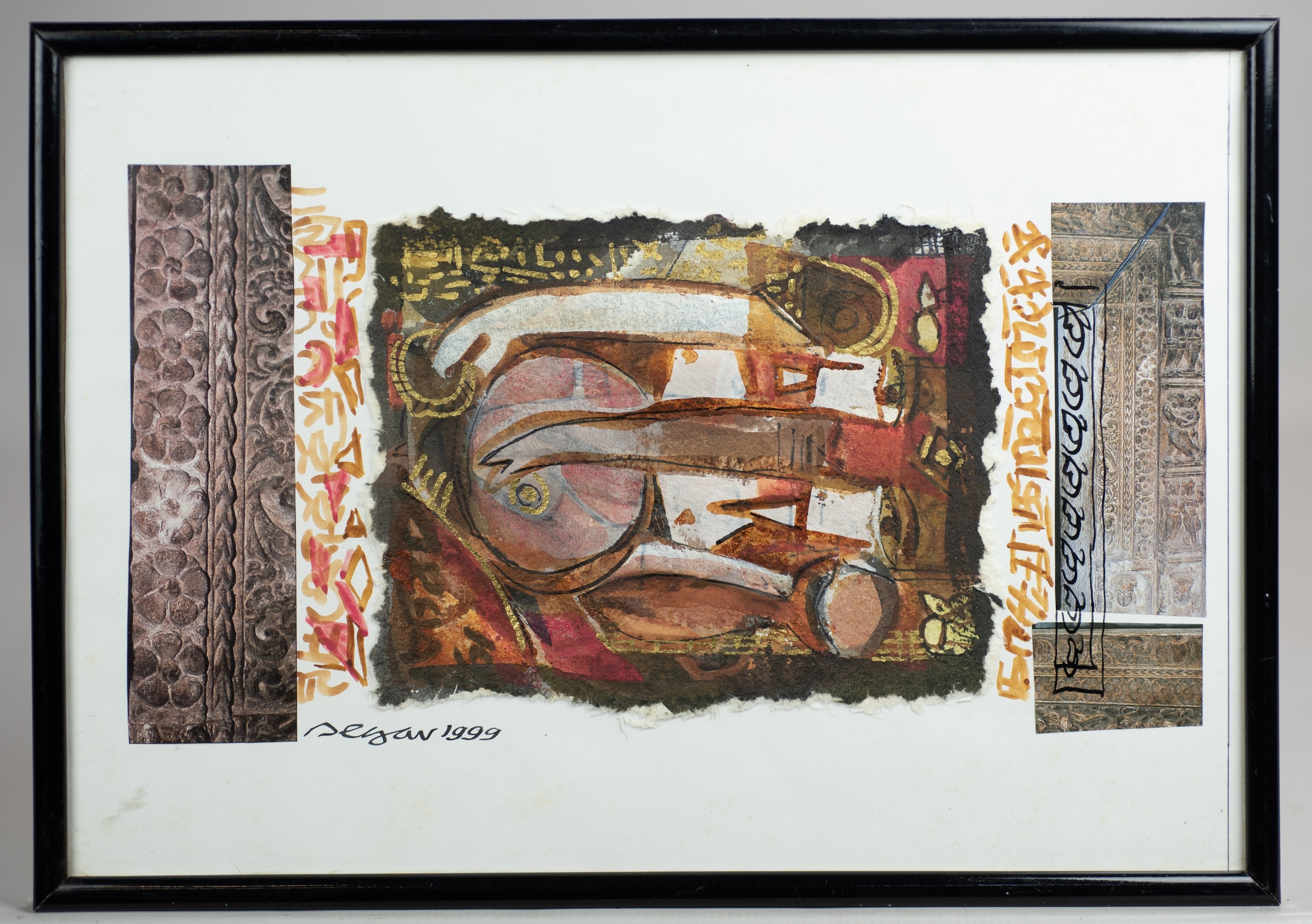 Raja Segar | Raja Segar (2) Paintings: Tibetan Monks; Lord Ganesh ...