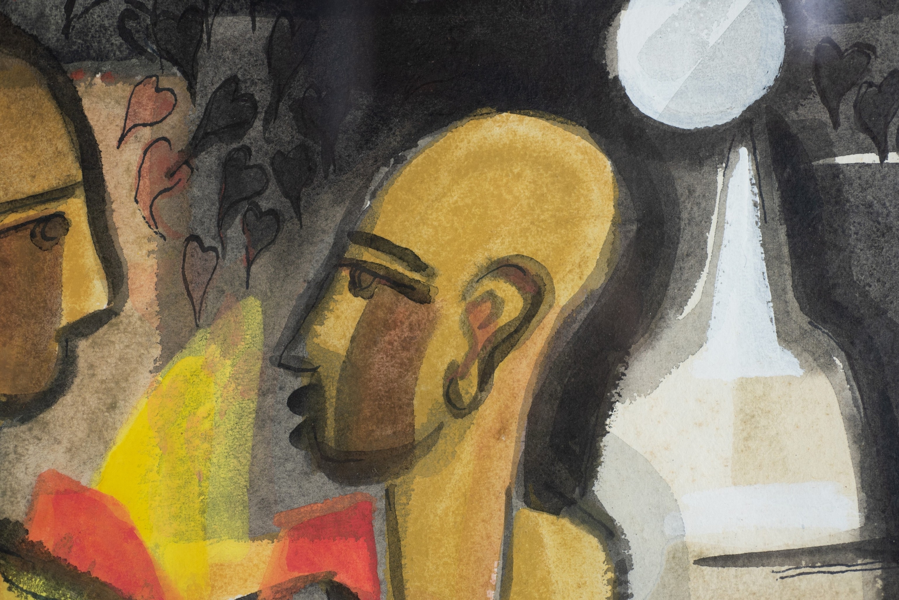 Raja Segar | Raja Segar (2) Paintings: Tibetan Monks; Lord Ganesh ...