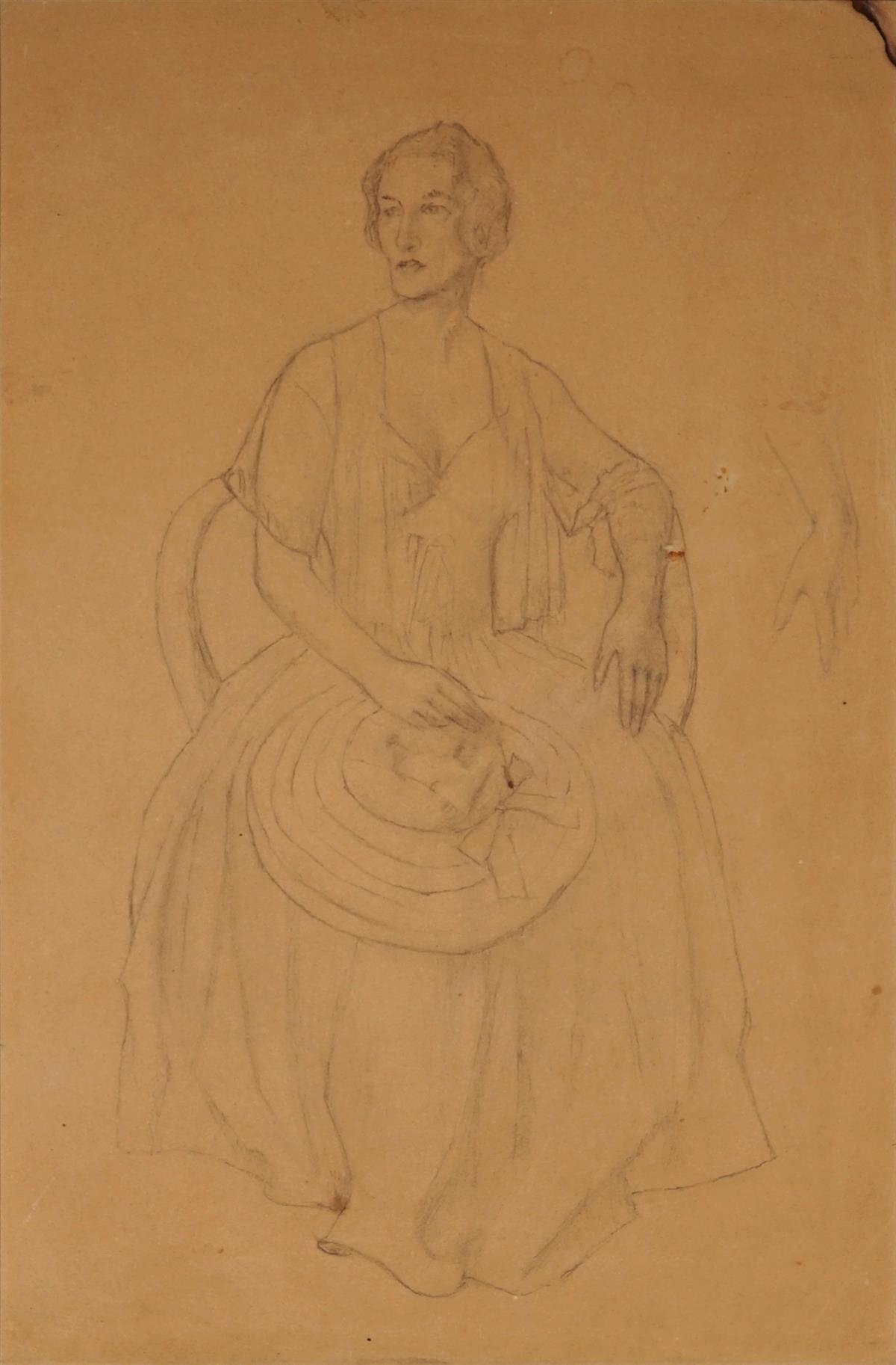 William Dobell | Study for Lady Wakehurst | MutualArt