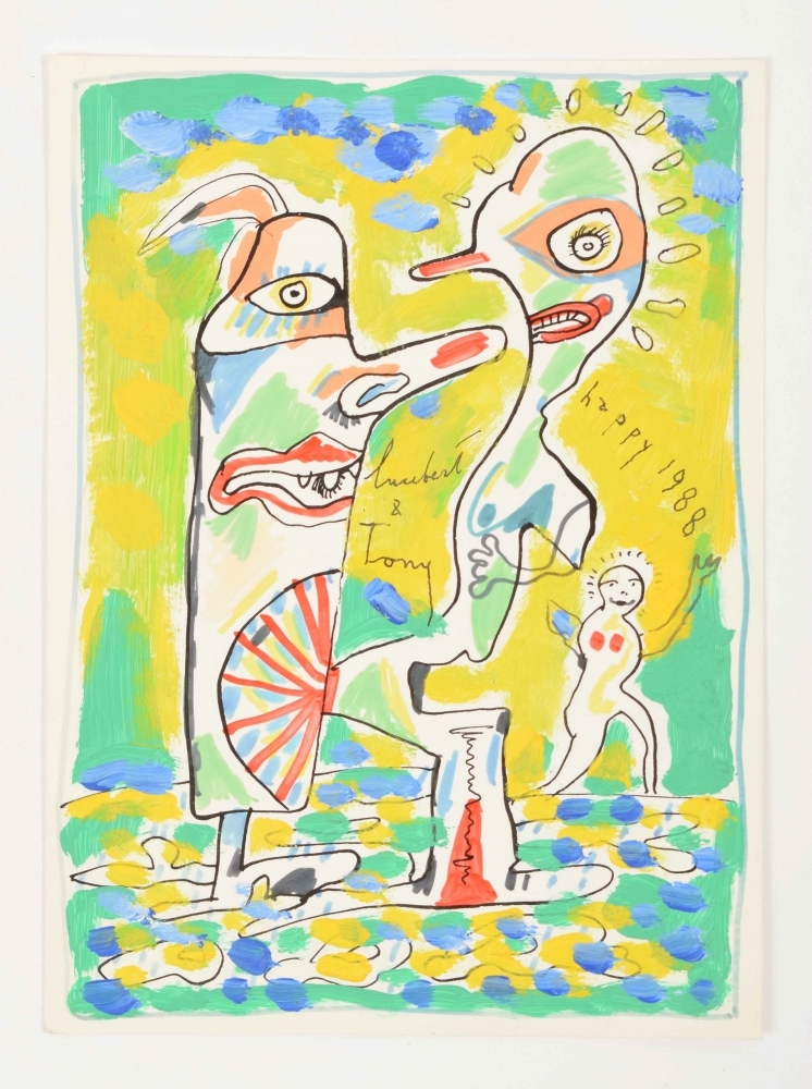 Lucebert | happy (1986 - 1987) | MutualArt