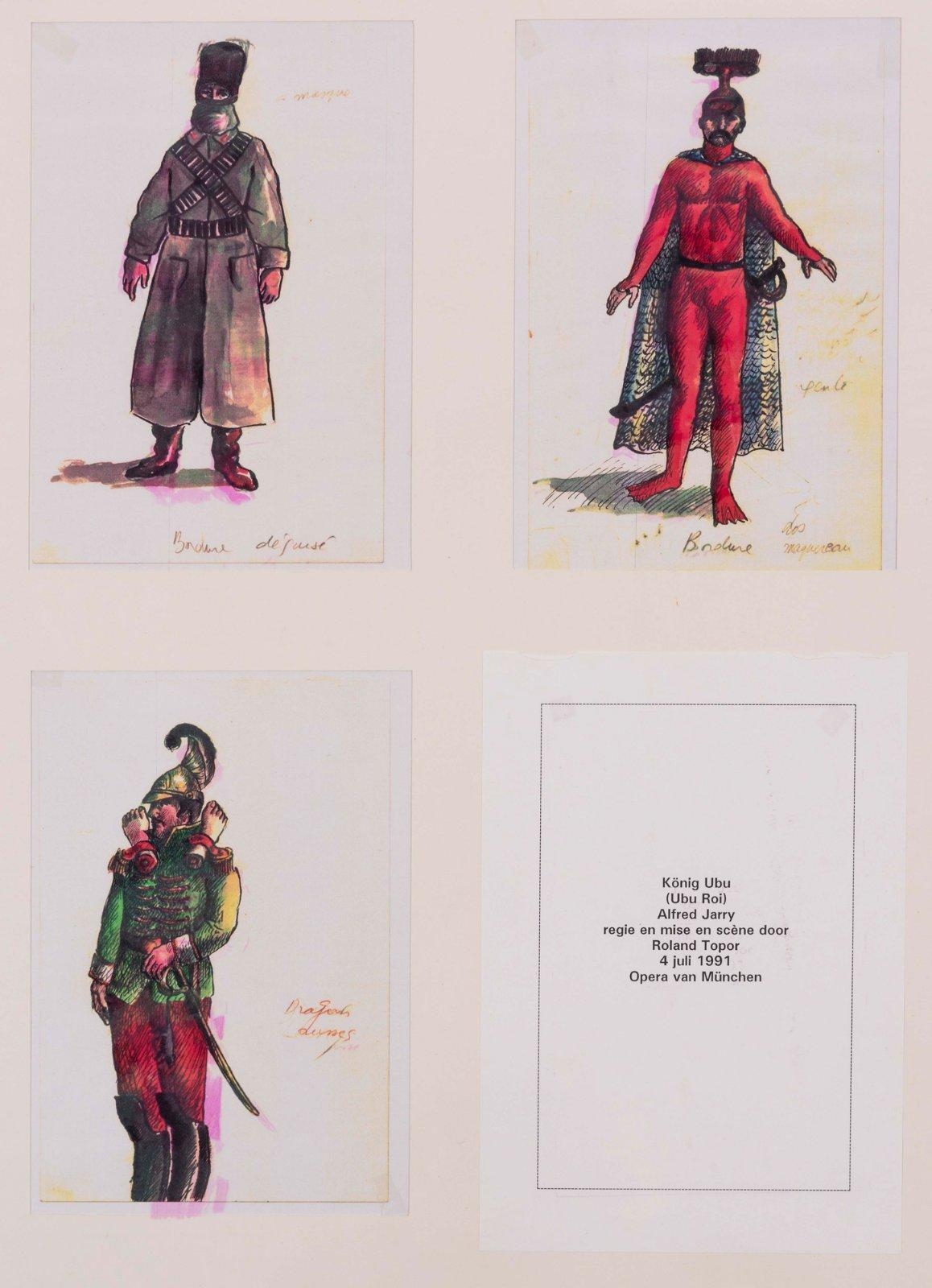 Roland Topor | Twenty-three works: Ubu Roi (23) (1991) | MutualArt